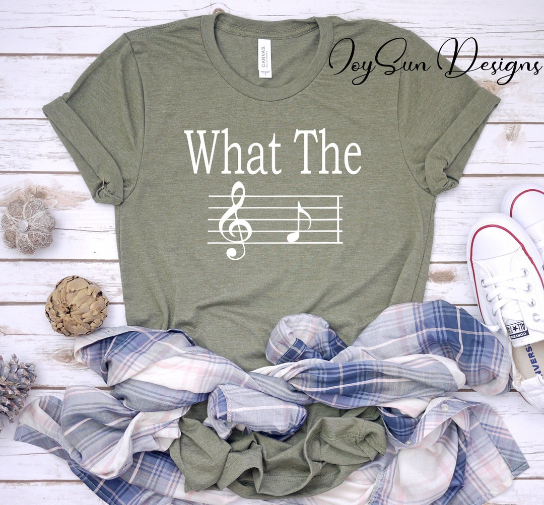 Note Shirt, What the F Musical Note Shirt, Musician Shirt, Pianist ...