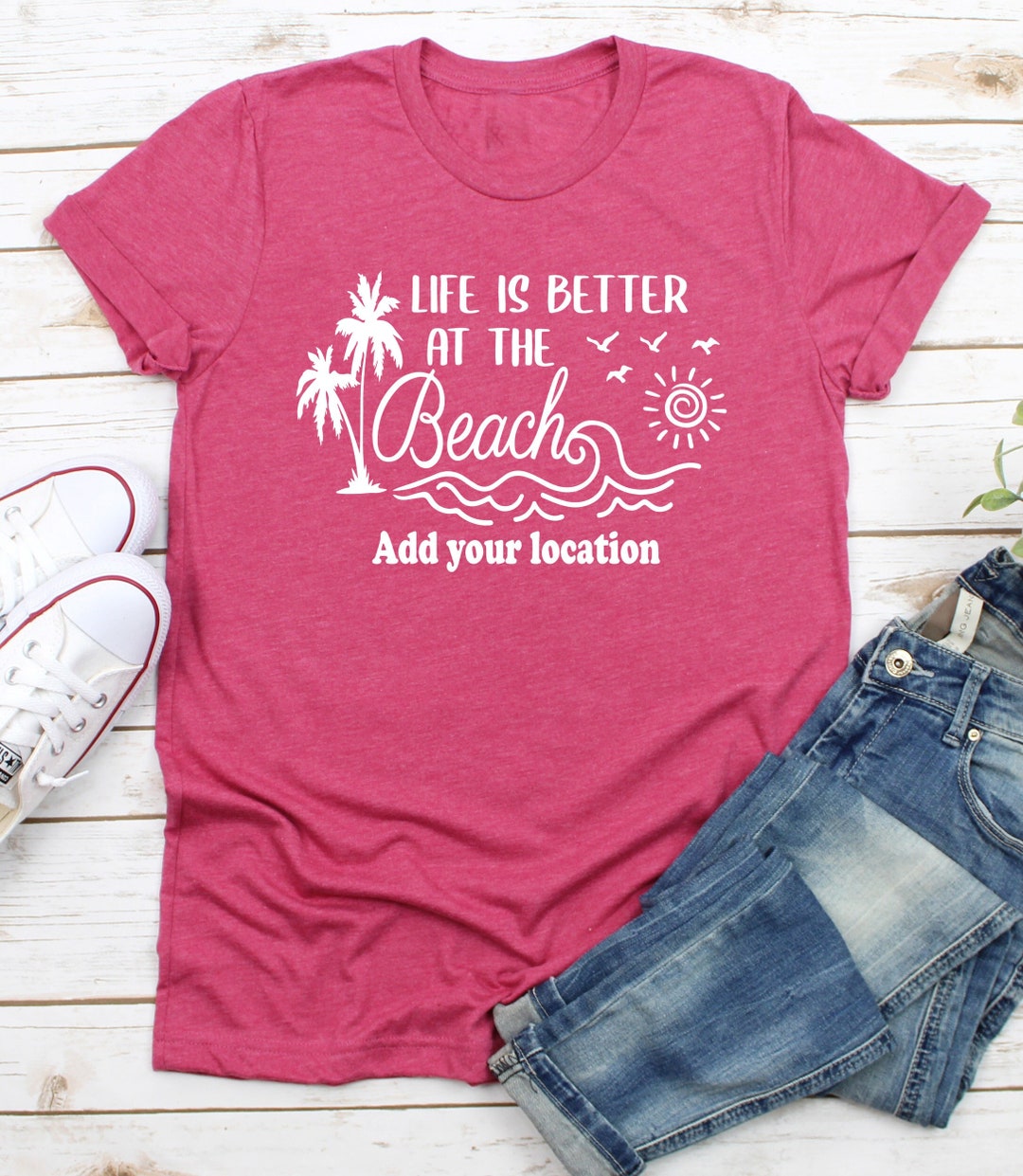Custom Beach Life Shirts, Life is Better at the Beach Shirt, Beach ...