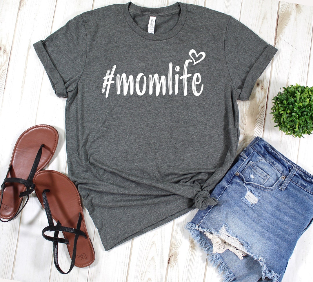 Customizable Momlife Shirt, Trendy Mother's Day Gift, Momlife Tshirt ...