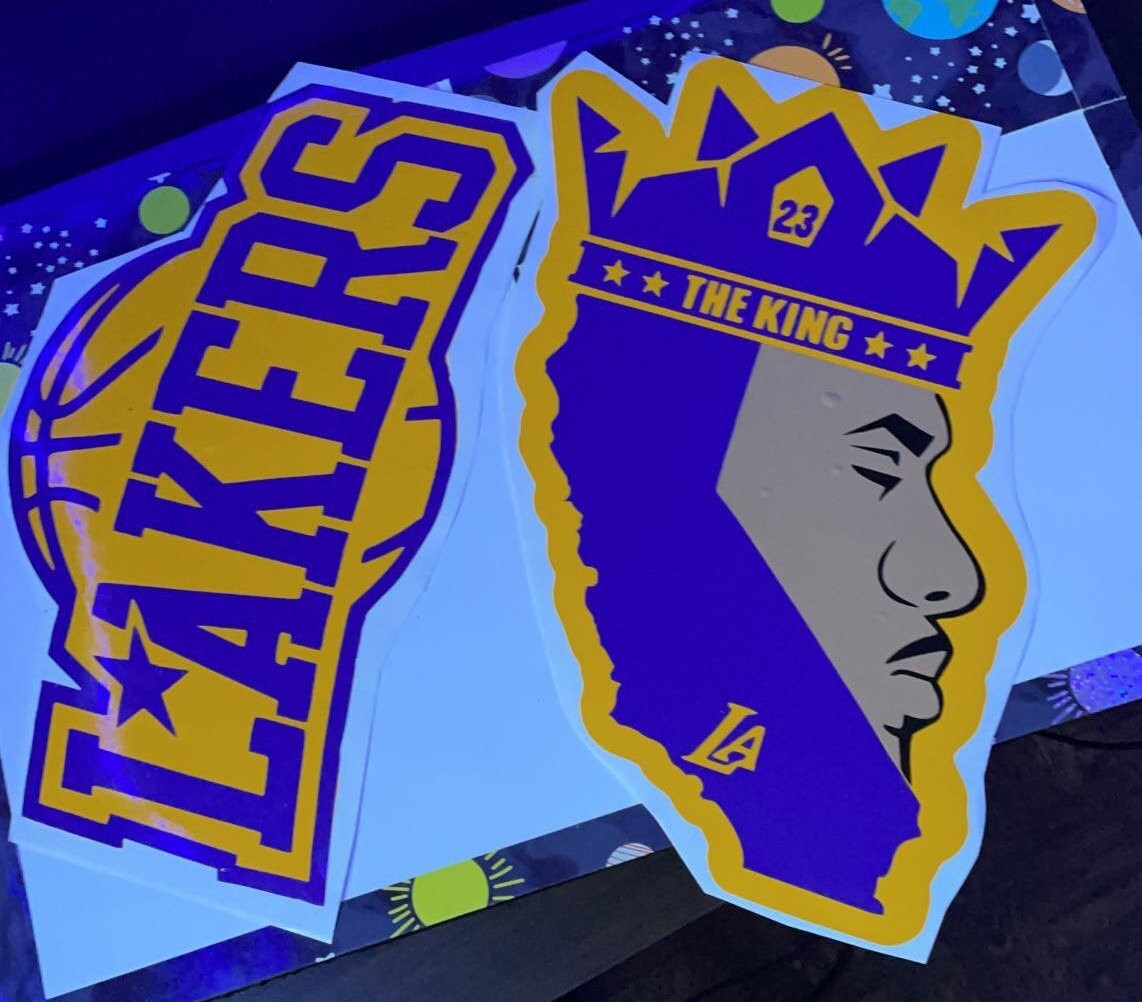 Lebron James Lakers Stencil - Etsy