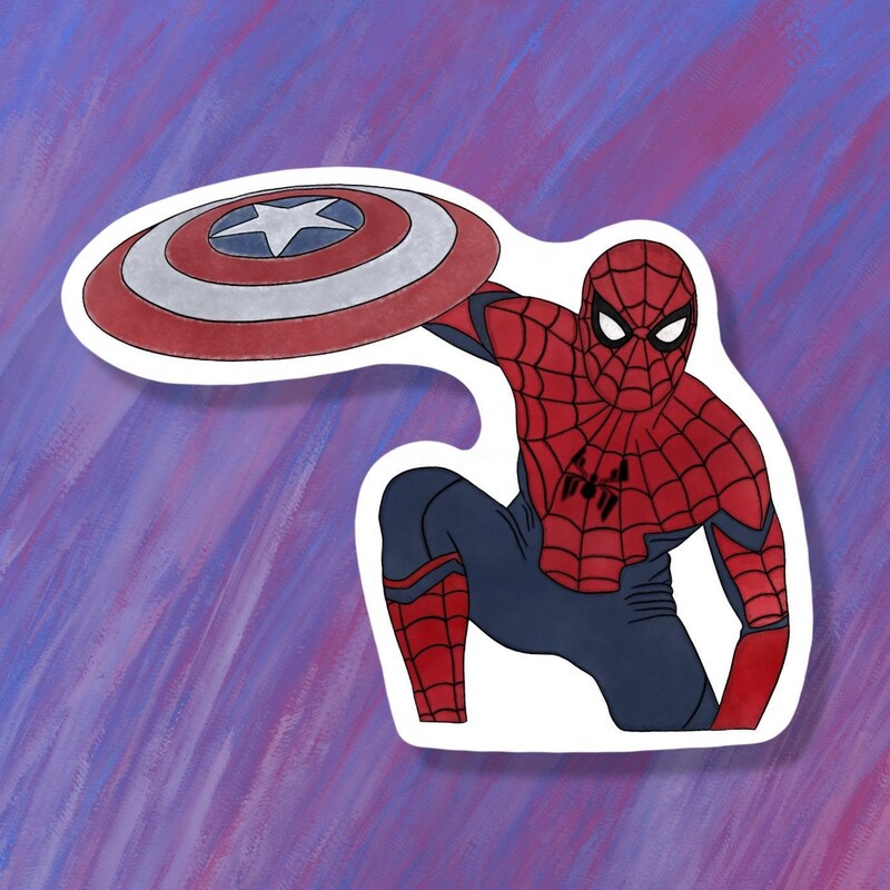 Spiderman Stickers - Etsy