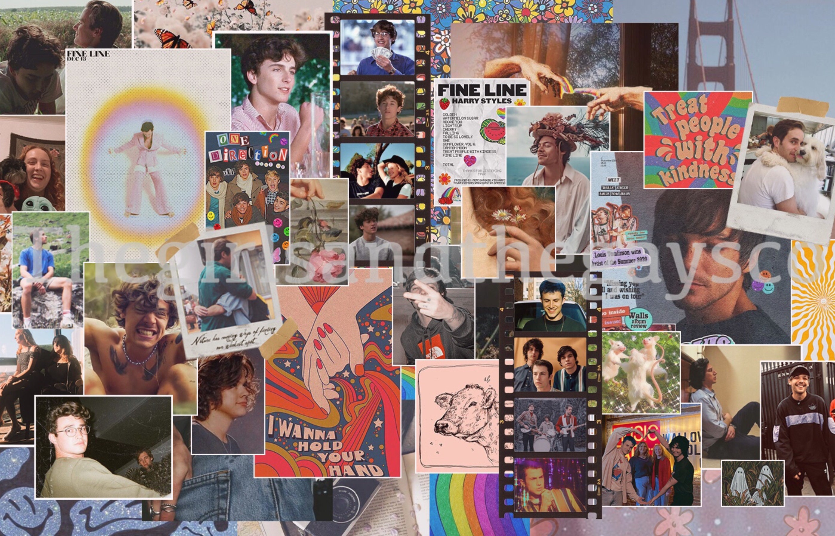 Custom Collage Digital Wallpaper | Design Your Own Digital Collage ...