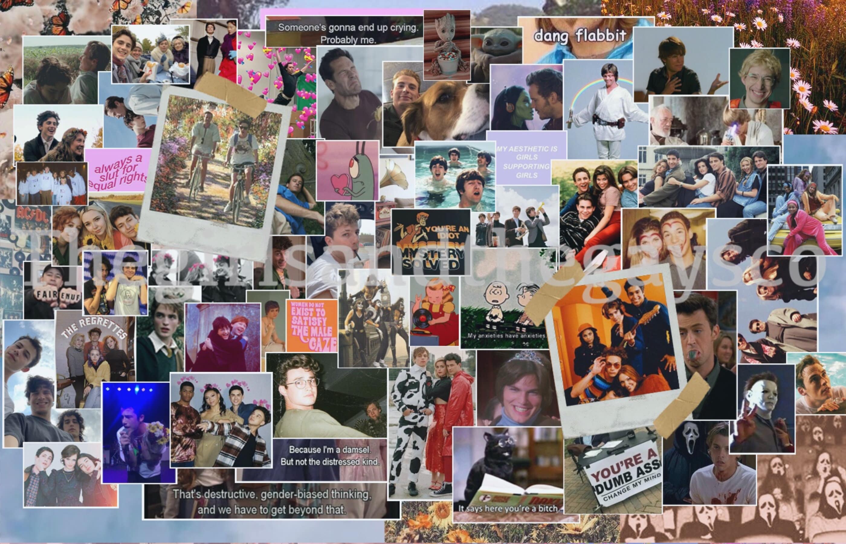 Create collage for desktop background - serymu