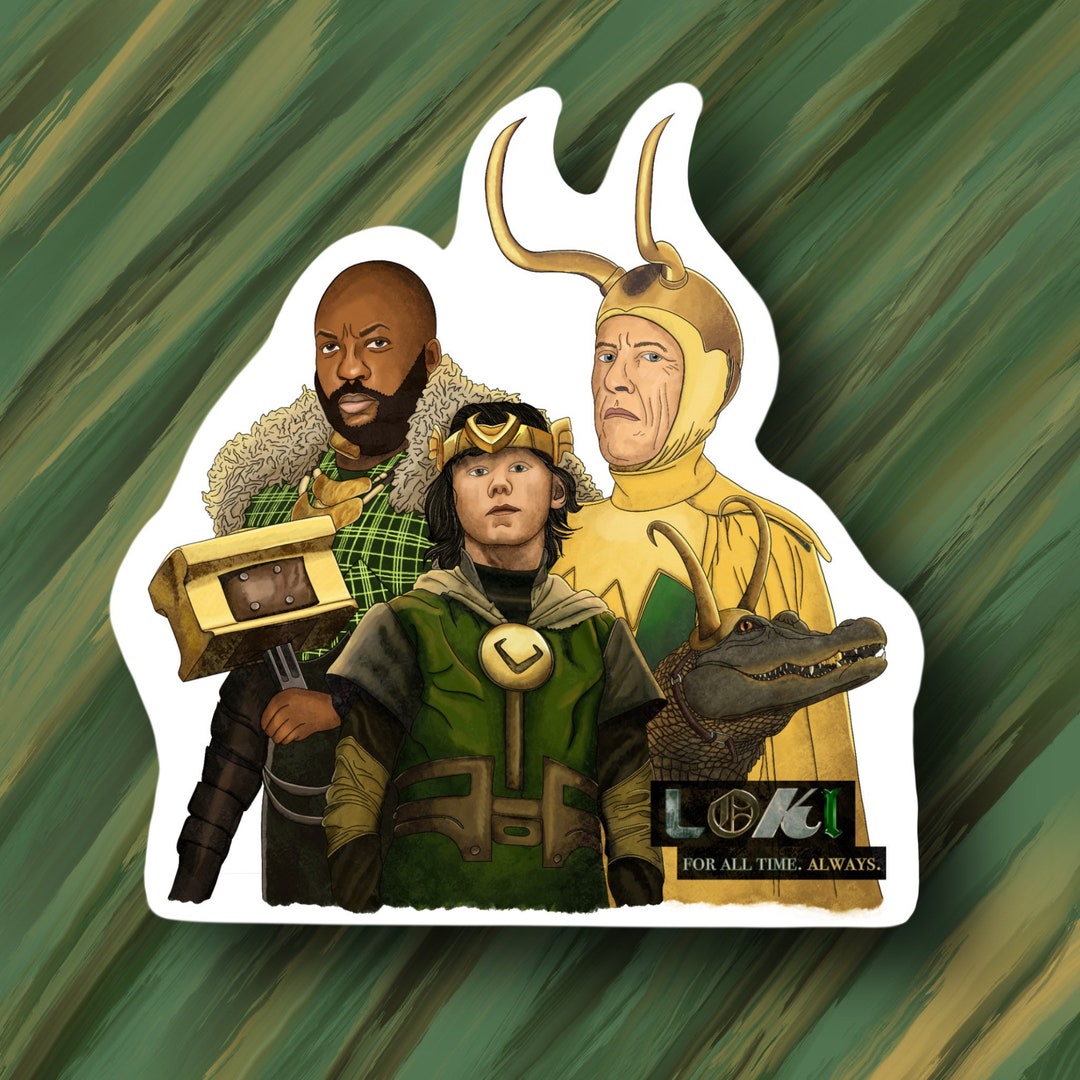 Loki Variants Sticker Marvel Loki Inspired Sticker Waterproof Matte ...