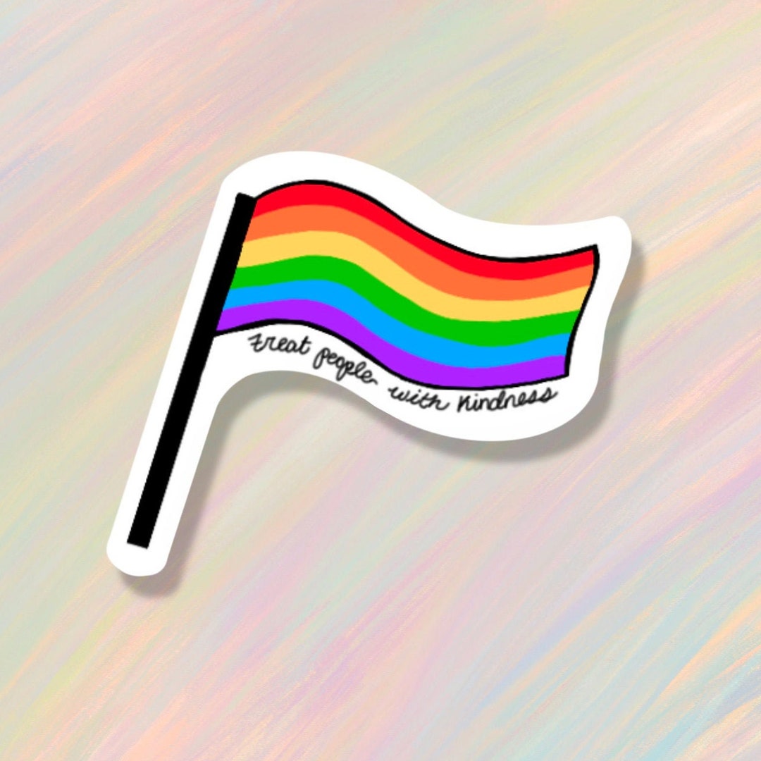 TPWK Pride Flag Sticker Harry Styles Inspired Sticker Waterproof Matte ...