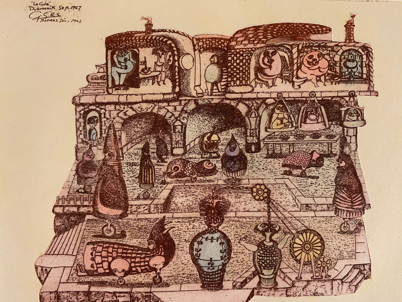 GUILLERMO SILVA SANTAMARIA 1921-2007 Grabado original - Etsy España