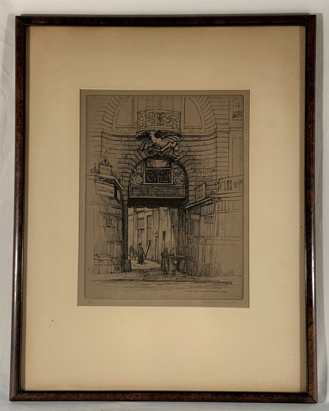 CAROLINE HELENA ARMINGTON (1875-1939) “porte De La Cour Du Dragon ...