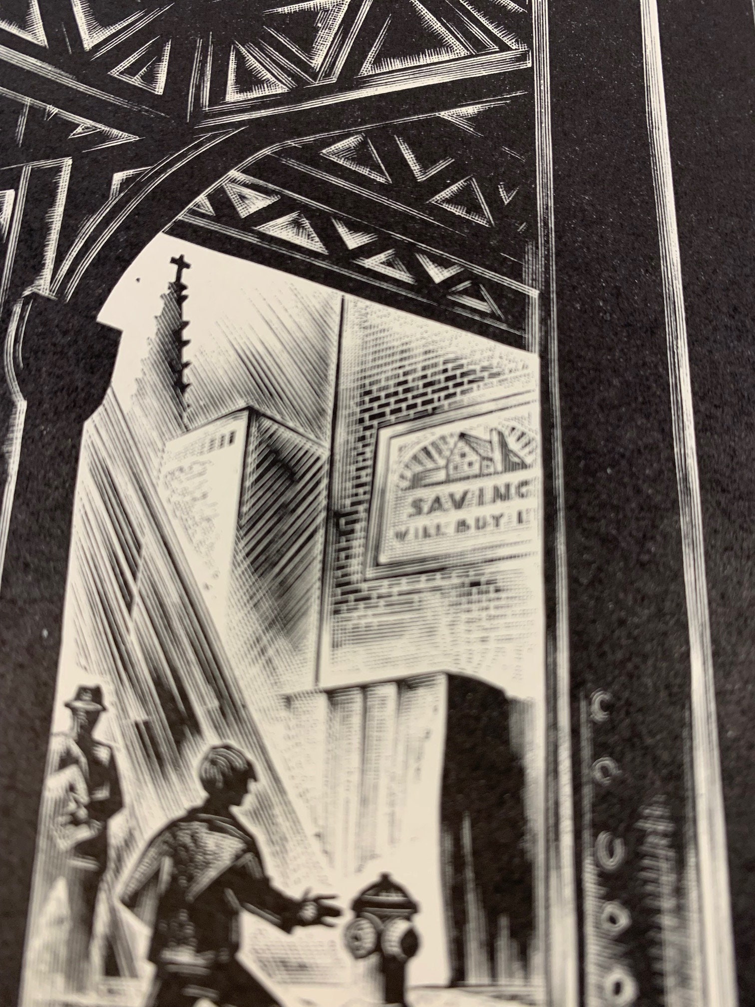 LYND WARD (american, 1905 - 1985) Wood Engraving Print From Vertigo - Etsy