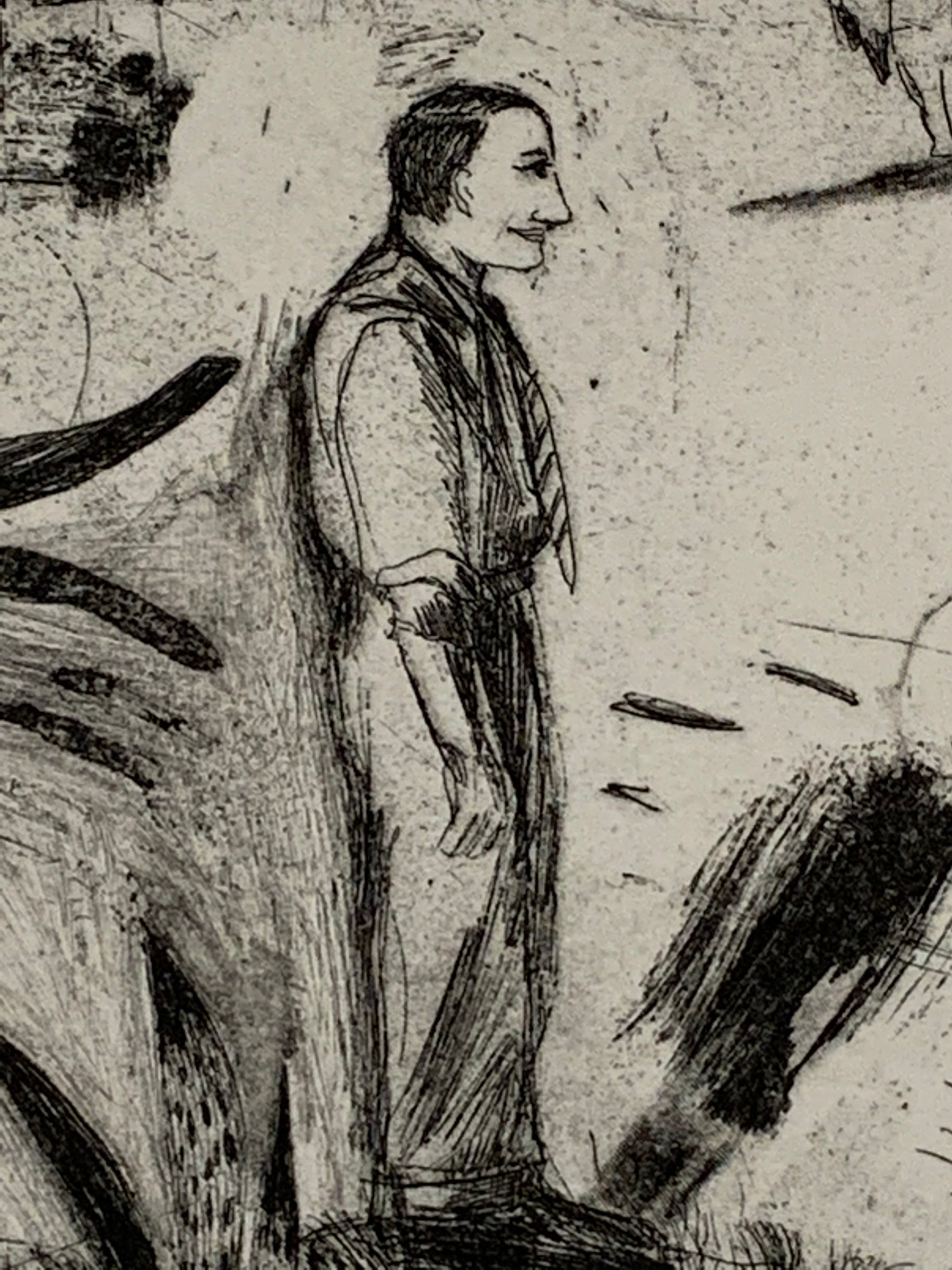 TOM JUDD (american, B. 1952) Signed Original Etching “they Say It’s ...