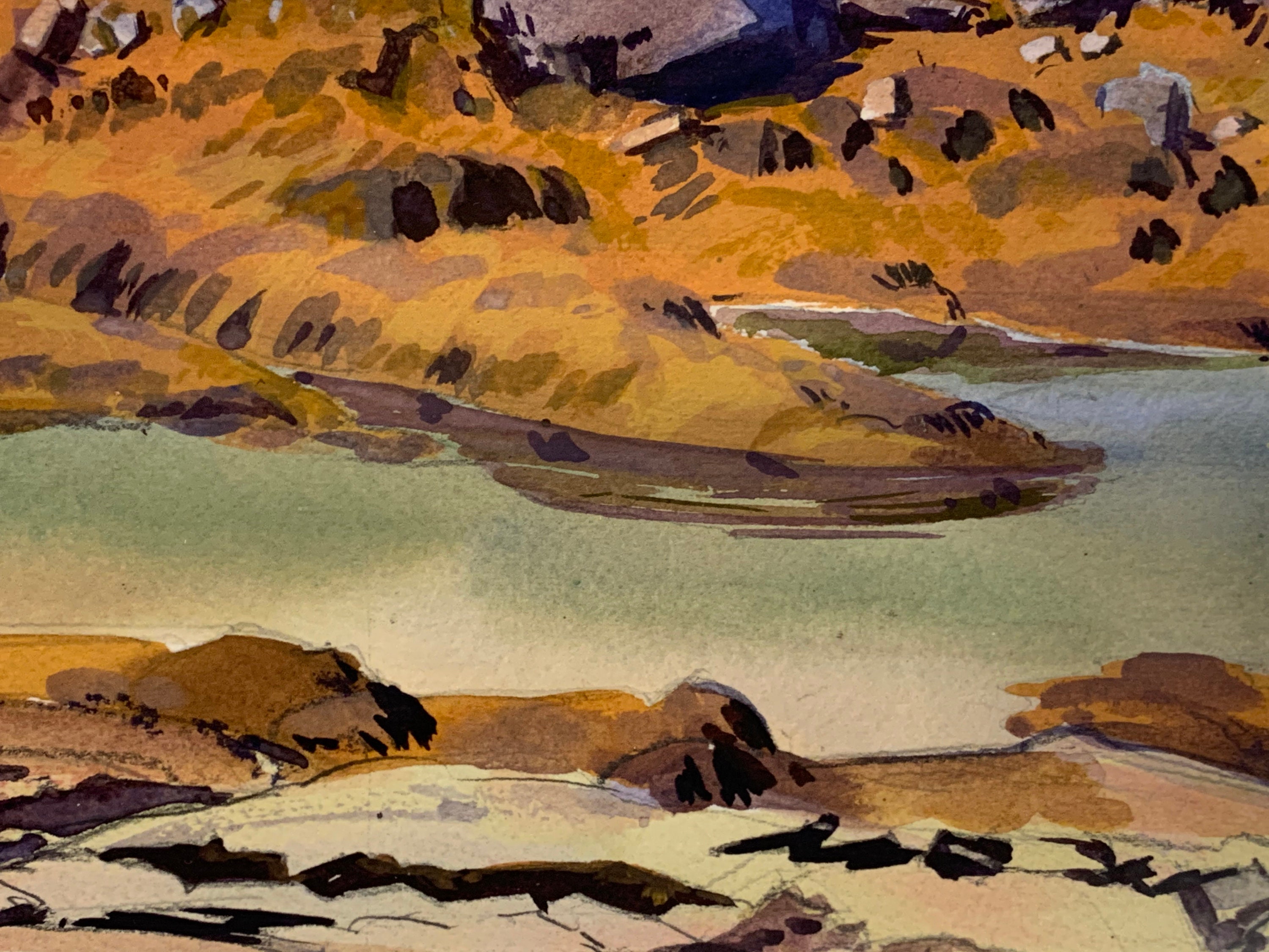 LEE BOYNTON (american, 1953-2016) Original Watercolor “downeast Maine ...