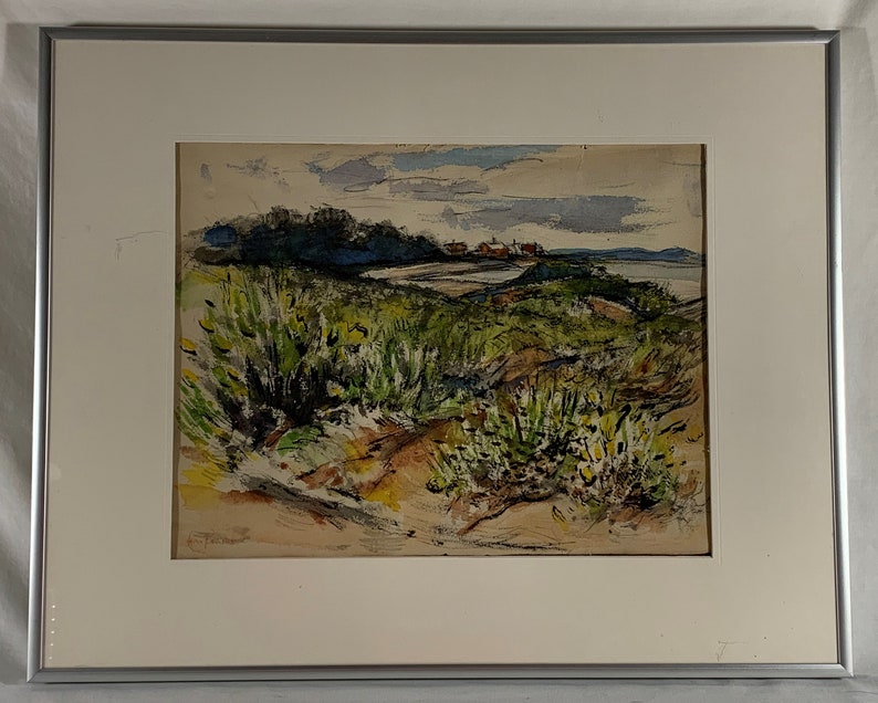 AARON BERKMAN american 1900-1991 Original Watercolor - Etsy