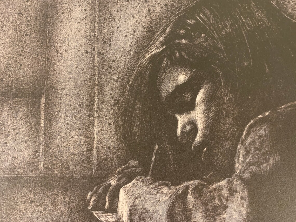 STAN PHILLIPS 1923-2012 Original Lithograph Titled wendy - Etsy