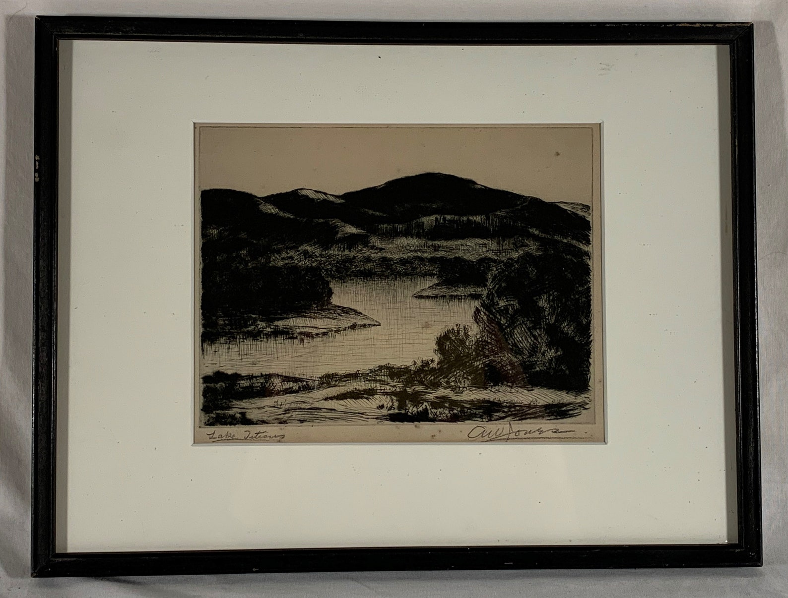 ALFRED W. JONES new York 20th Century Original Signed - Etsy