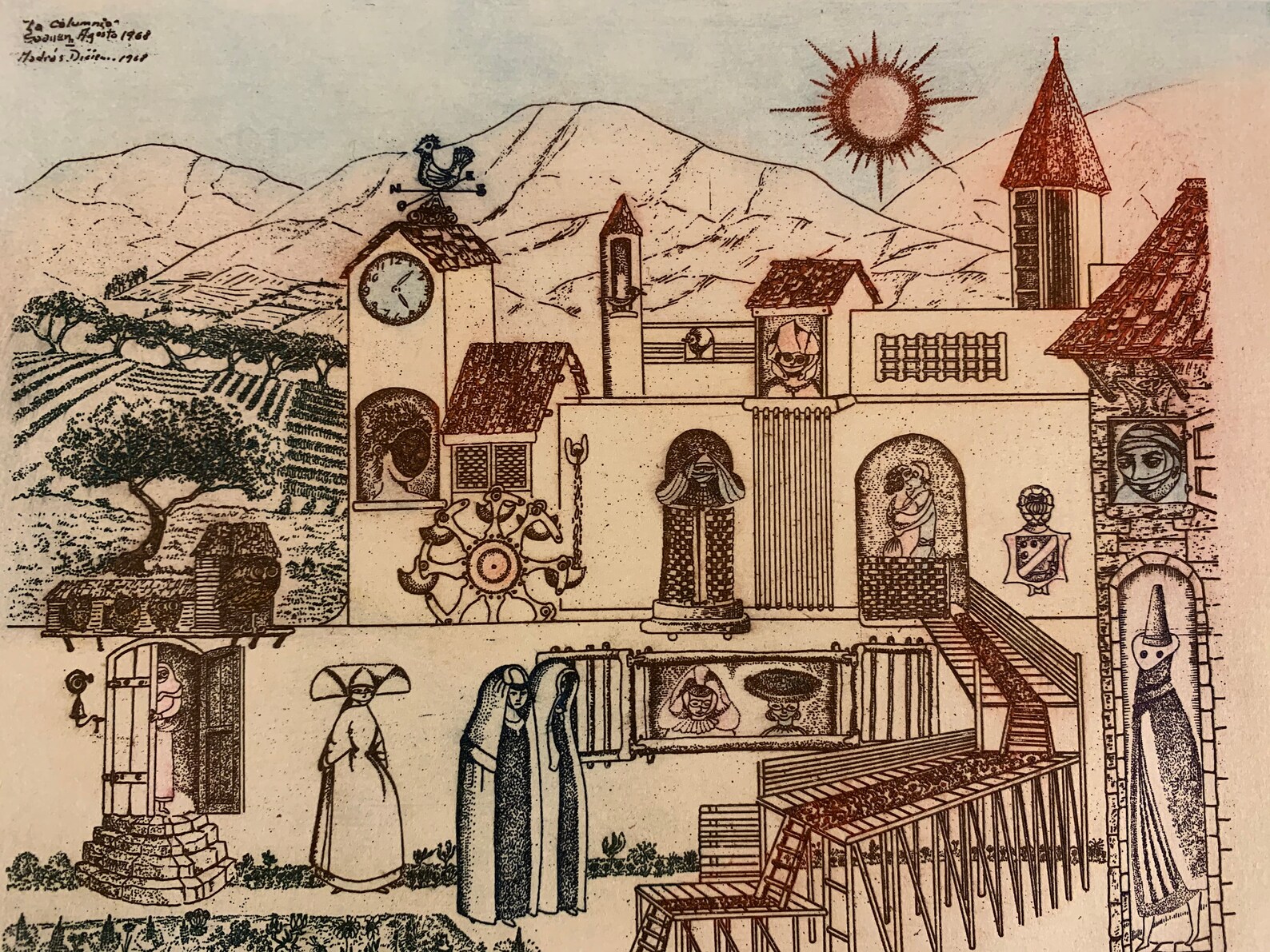 GUILLERMO SILVA SANTAMARIA 1921-2007 Grabado original - Etsy España