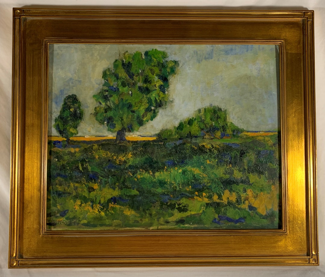 ALFRED W. JONES (new York, 20th Century) Original Oil on Board “jersey ...