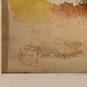 AARON BERKMAN (american, 1900-1991) Original Watercolor Landscape - Etsy