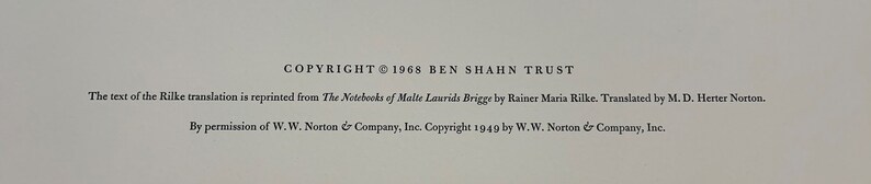 BEN SHAHN (1898-1969) Frontispiece (portrait) Original Lithograph - the ...