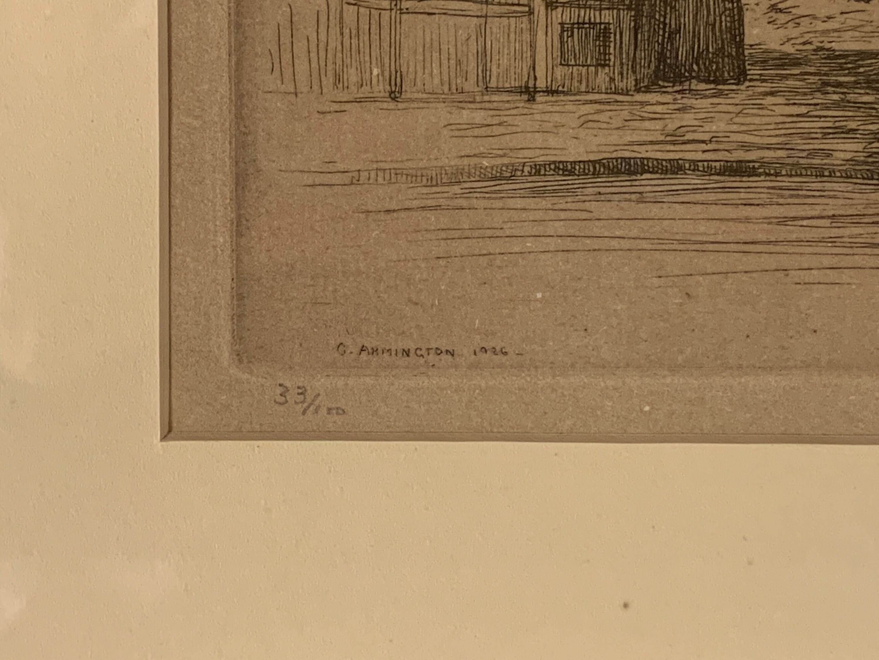 CAROLINE HELENA ARMINGTON (1875-1939) “porte De La Cour Du Dragon ...
