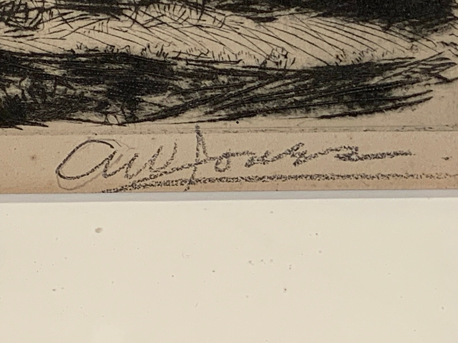 ALFRED W. JONES (new York, 20th Century) Original Signed Etching “lake ...