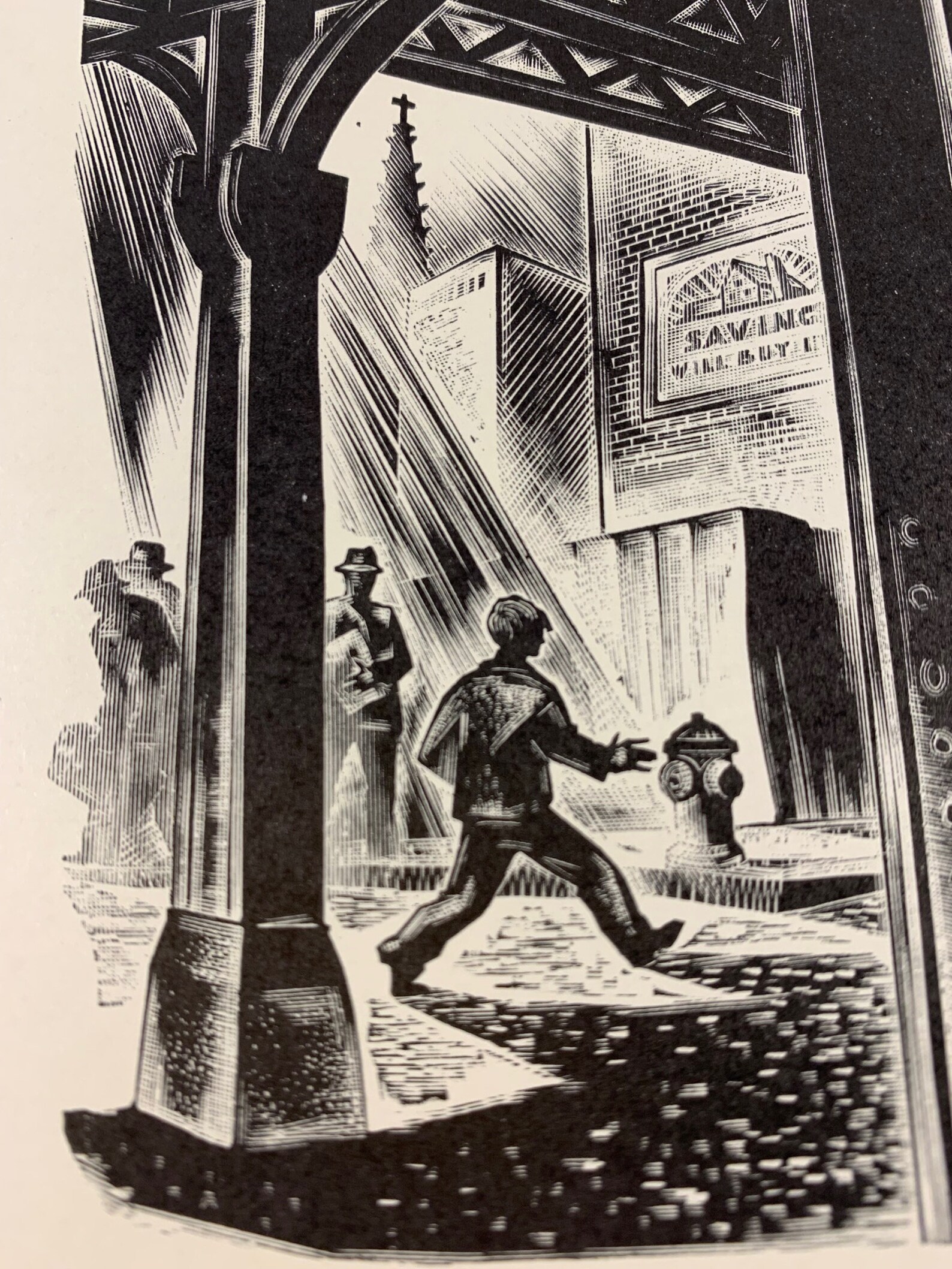 LYND WARD (american, 1905 - 1985) Wood Engraving Print From Vertigo - Etsy
