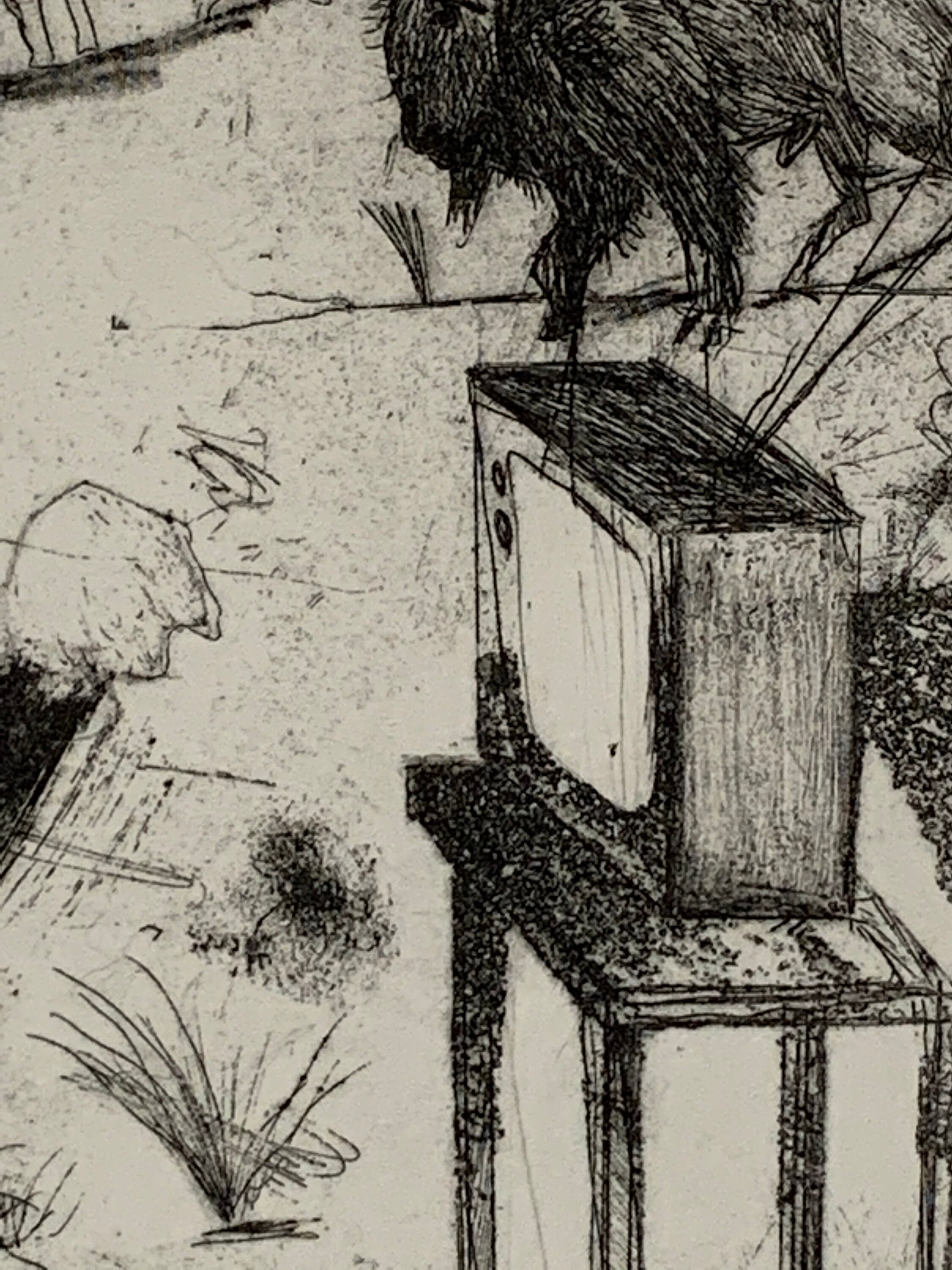 TOM JUDD american B. 1952 Signed Original Etching they Say - Etsy