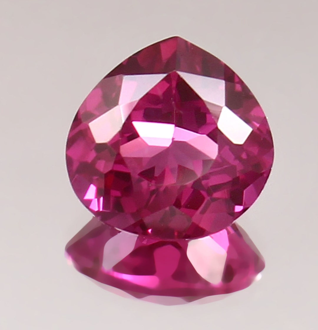 AAA Ceylon Pink Sapphire Heart Cut Gemstone: 10mm Loose Stone - Etsy