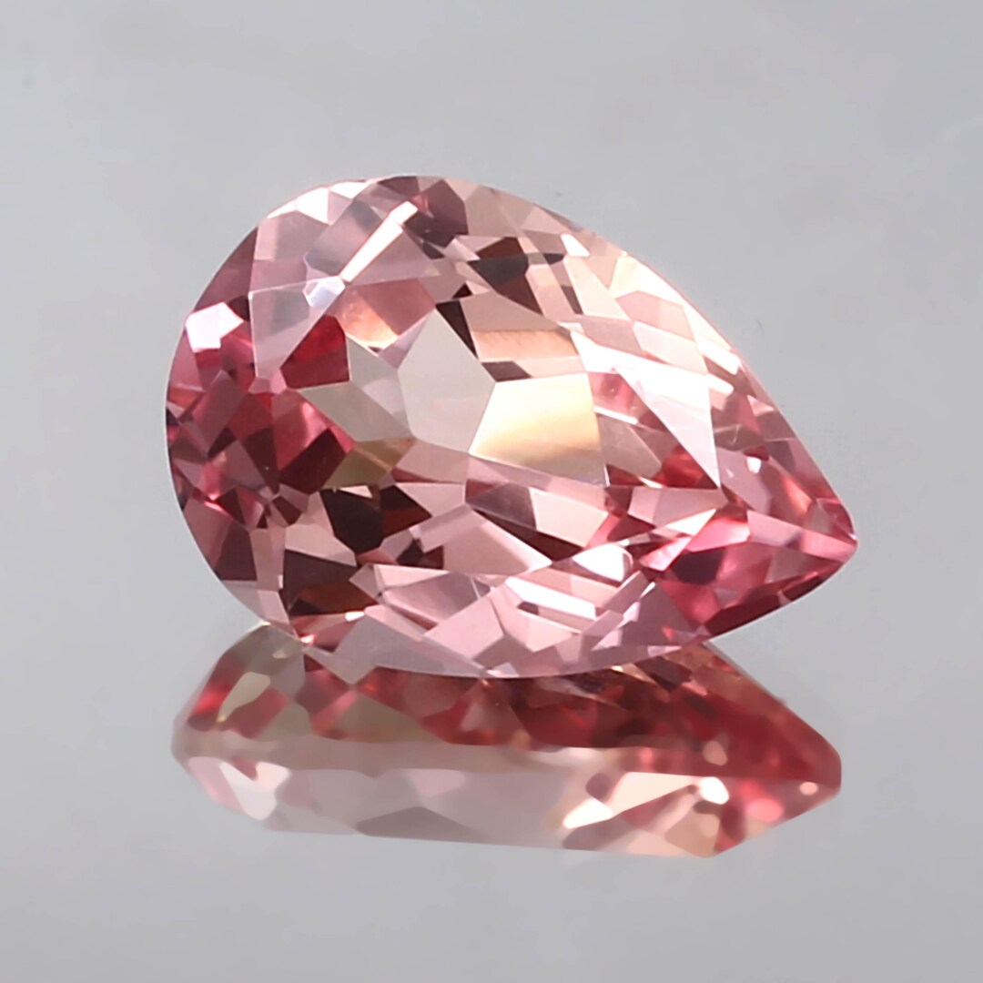 AAA Flawless Ceylon Peach Padparadscha Sapphire 18x15mm | Loose Cut ...