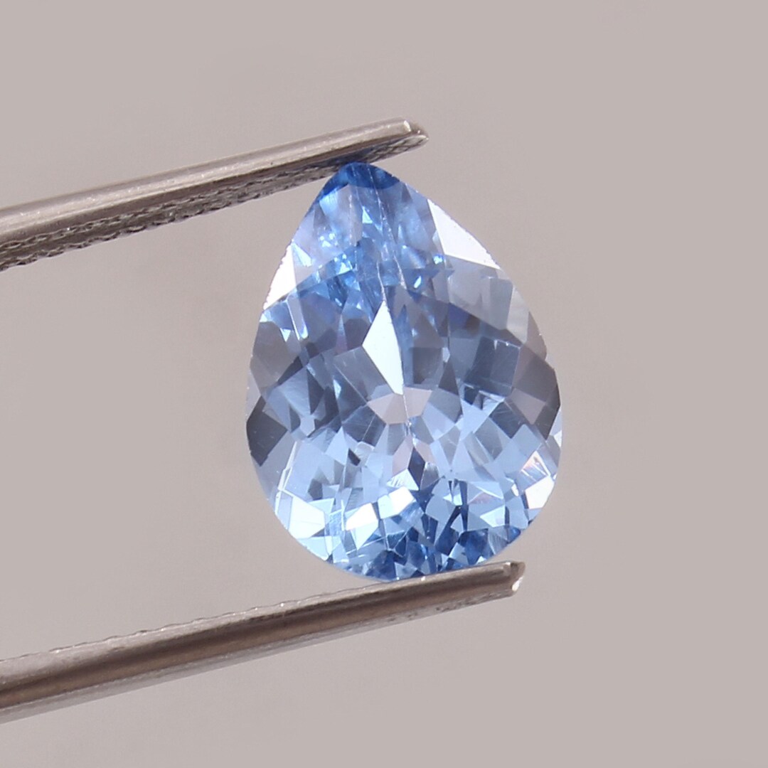 AAA Vietnam Blue Spinel Pear Cut Gemstone: August Birthstone, 12x8.5mm ...