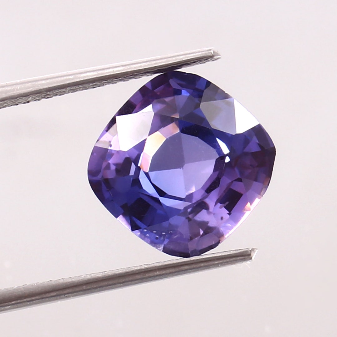 Color Change Brazilian Alexandrite Loose Cushion Cut Gemstone Fine ...