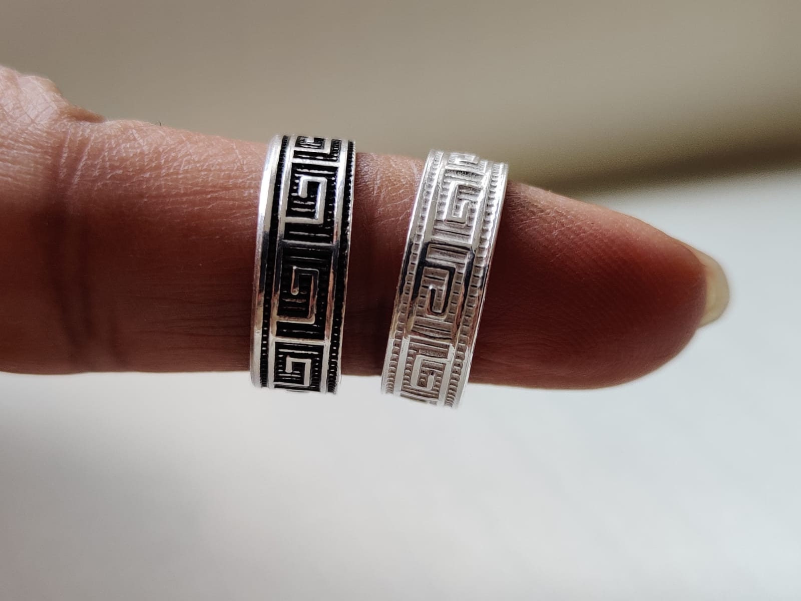 1 pcs Pure 100% Silver and Black Bohemian Toe Ring Adjustable | Etsy