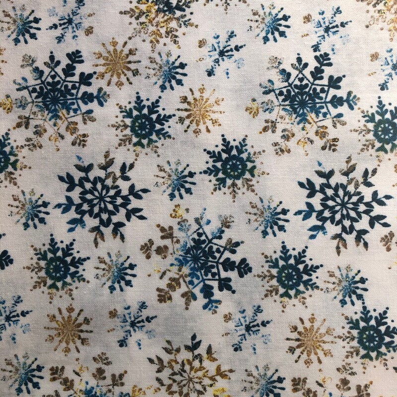 Snowflake Fabric - Etsy