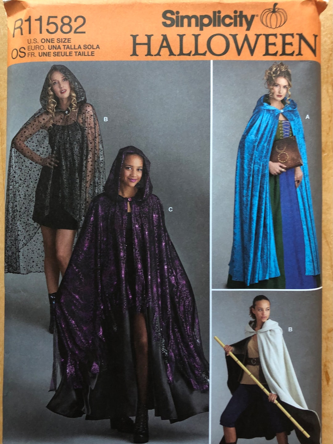 Simplicity Cape Pattern Women's Cape R11582 Cape With Hood Pattern ...