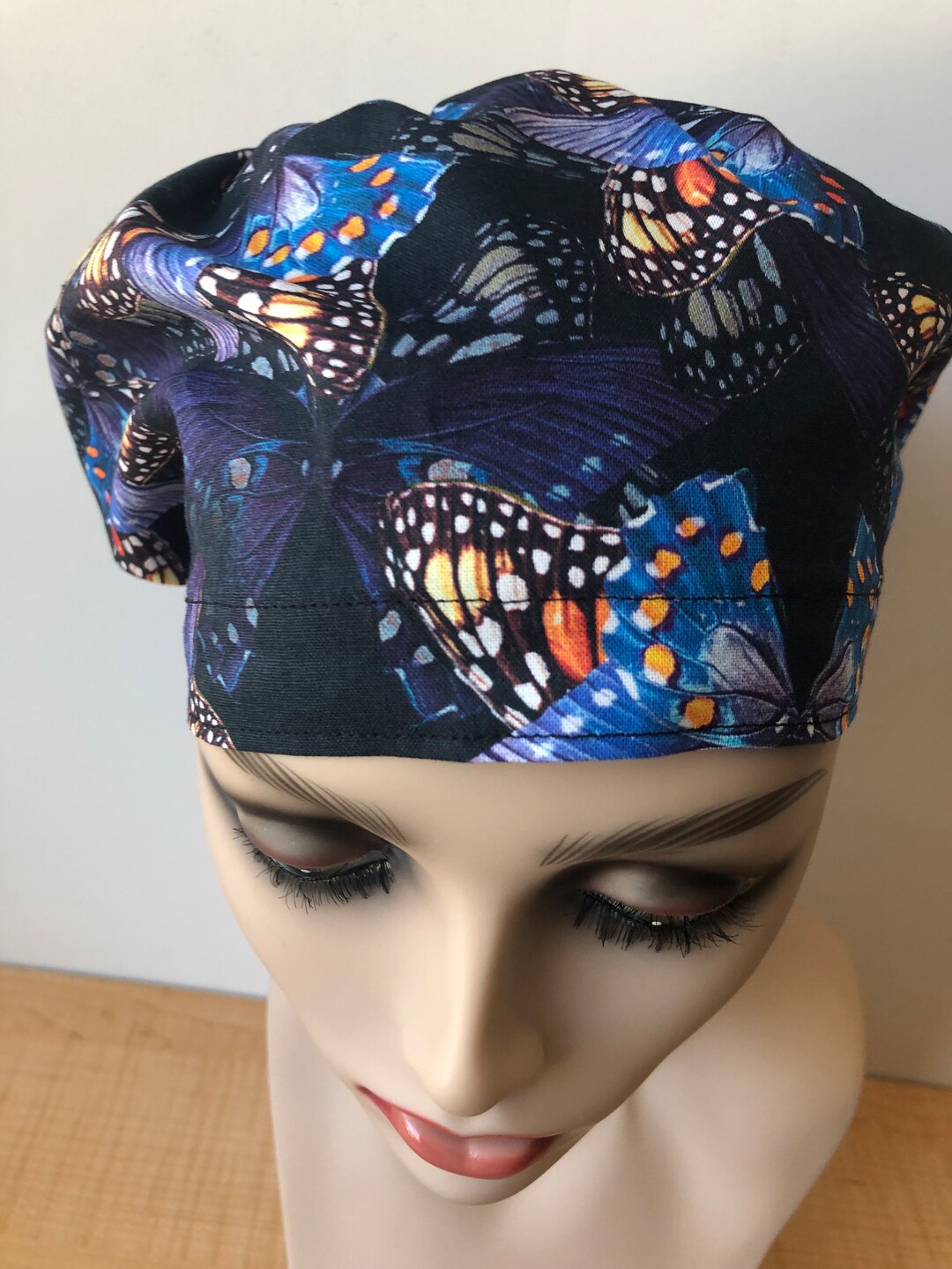 Butterfly Monarch Euro Fit Scrub Cap Head Covering Surgical Cap Nurses ...