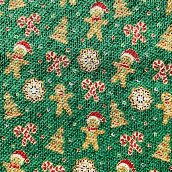 Gingerbread Christmas Fabric - Etsy