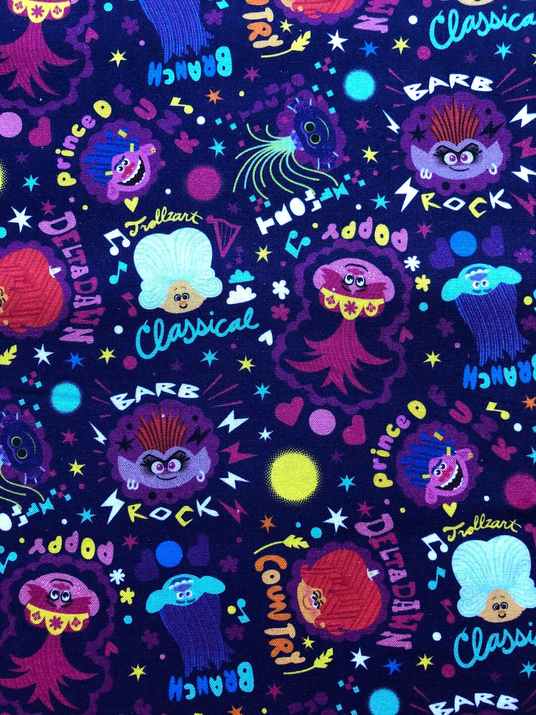 Trolls Fabric - Etsy