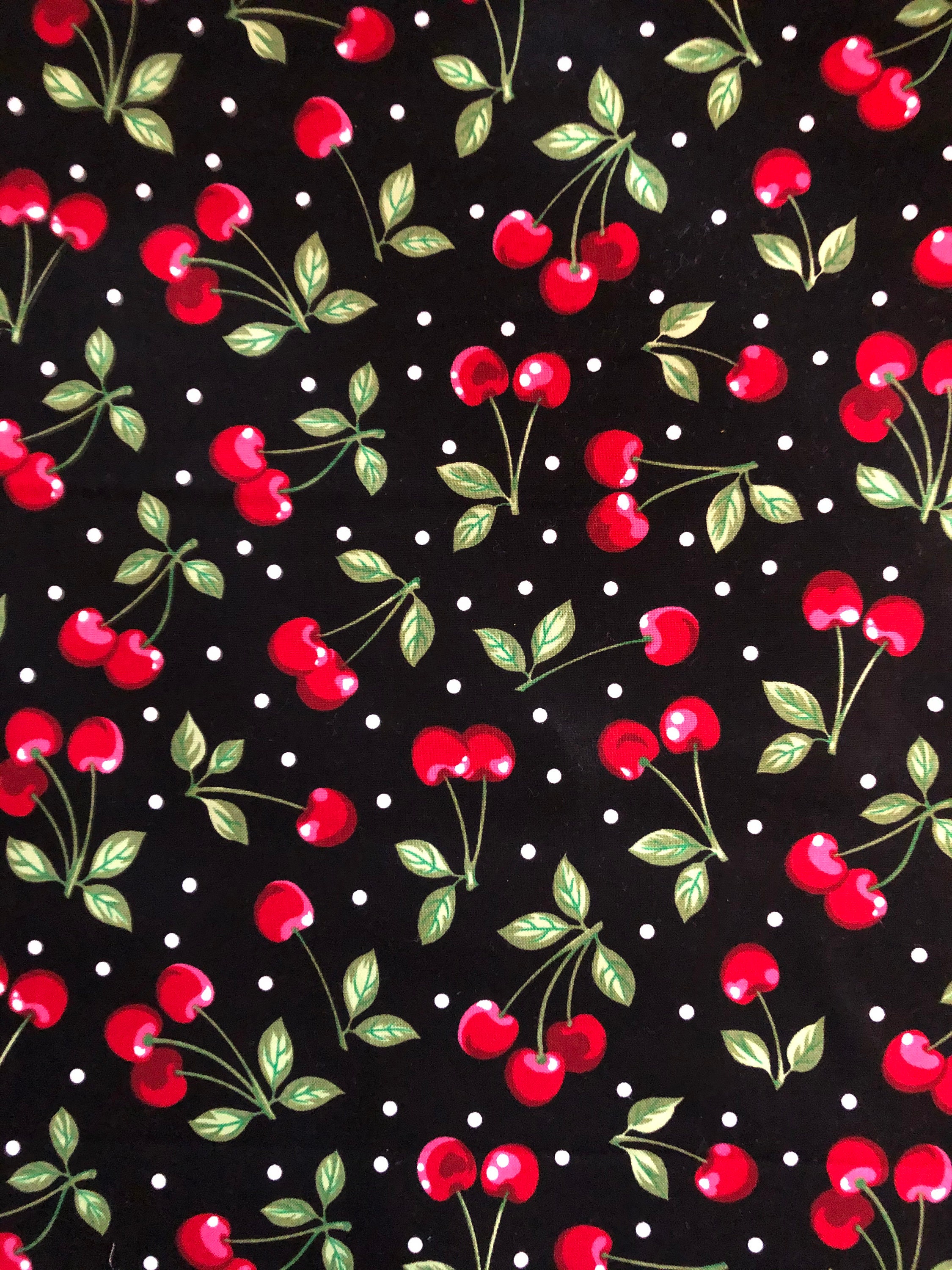 Cherry Fabric - Etsy