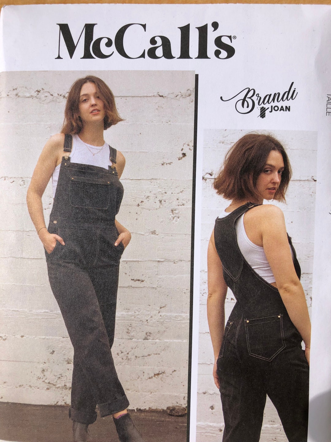 Mccalls R11951 M8437 Women's Misses Overalls Pattern Coveralls Pattern Denim Overalls Pattern ...