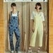Simplicity S9590 Women's Overalls Pattern Overalls Sewing Pattern - Etsy