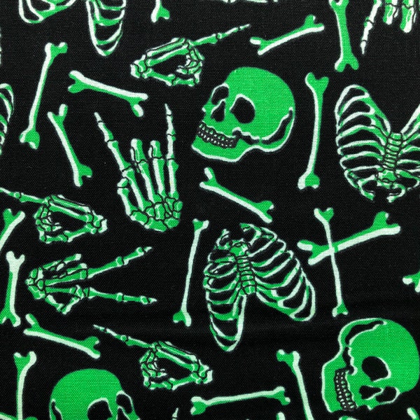 Skeleton Fabric - Etsy