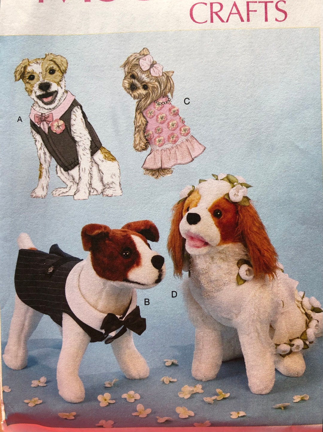 Mccalls Pet Clothes Patterns Dog Wedding Dog Groom Formal Dog Wear ...