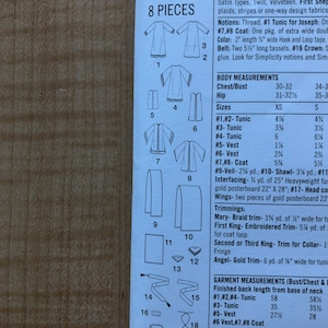 Simplicity 4795 Biblical Adult Nativity Patterns Adult Biblical ...