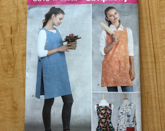 Simplicity Cross Back Apron Pattern S9312 Apron Pattern 9312 - Etsy