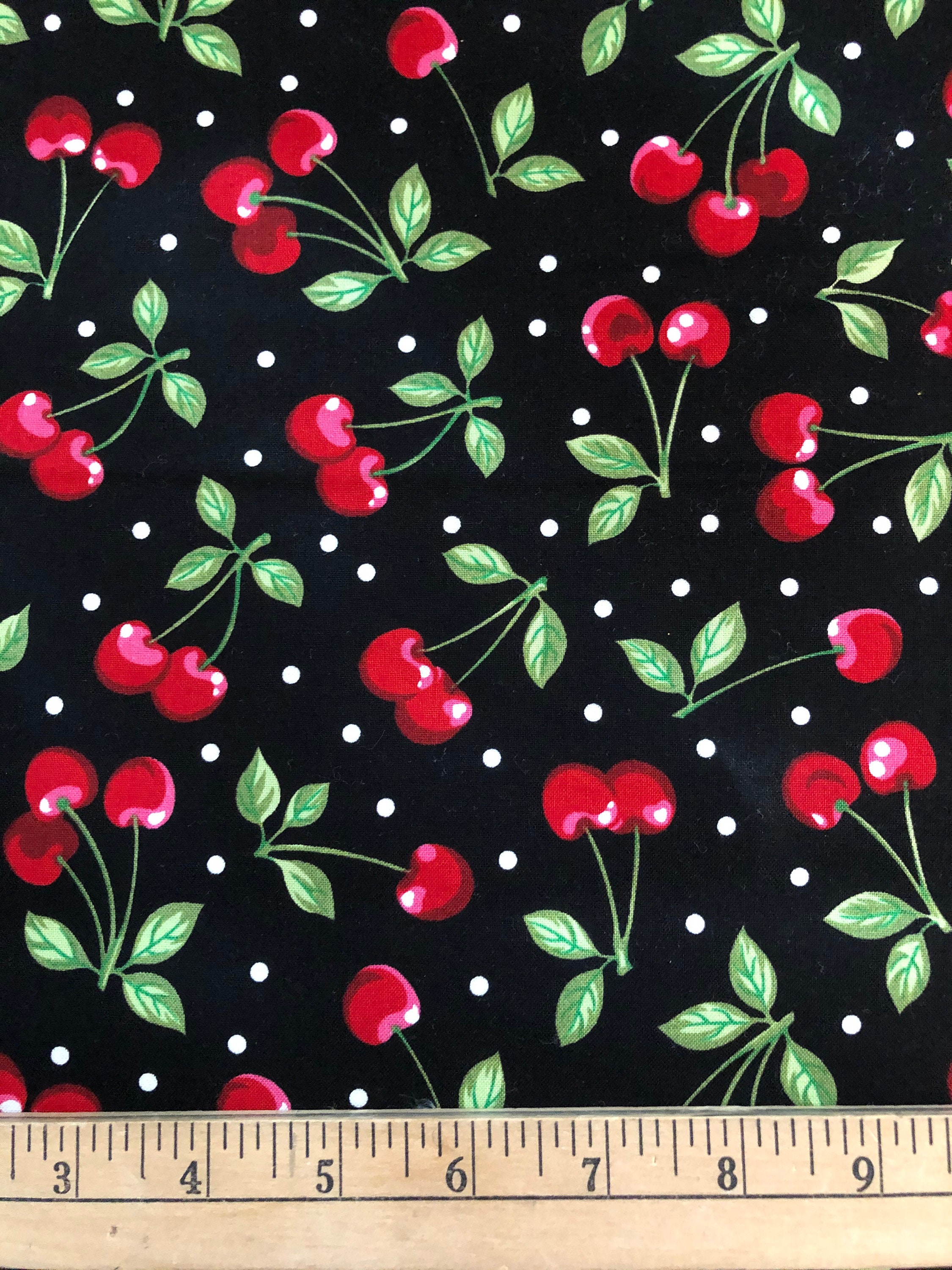 Cherry Fabric - Etsy