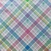 Easter Plaid Fabric Spring Cotton Print Spring Easter Fabric Easter ...