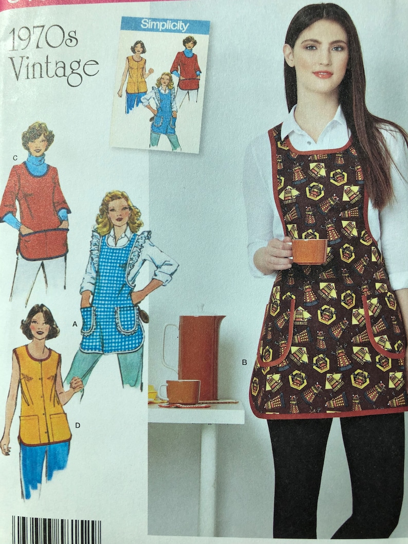 Vintage Apron Pattern 8152 Simplicity Apron 1970's Vintage - Etsy