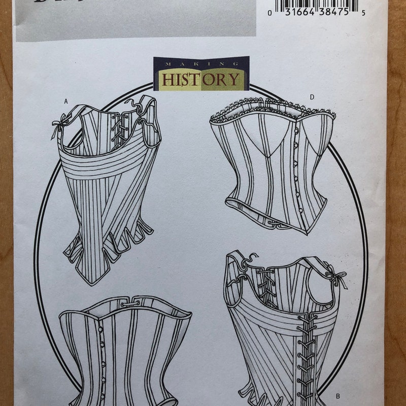 Edwardian Corset Pattern - Etsy