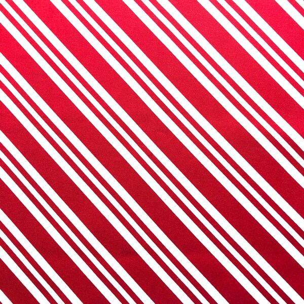 Red Striped Fabric - Etsy