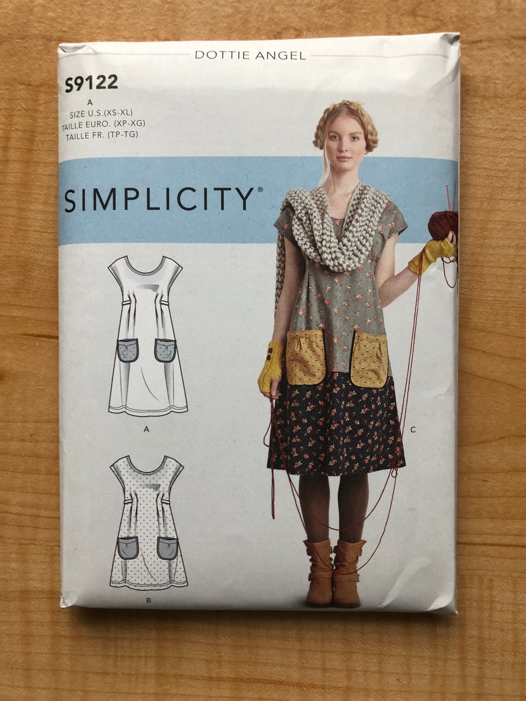 Simplicity S9122 Dress Pattern Dottie Angel Dress - Etsy