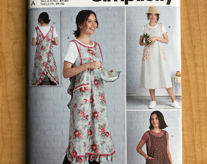 Simplicity Cross Back Apron Pattern S9312 Apron Pattern 9312 - Etsy