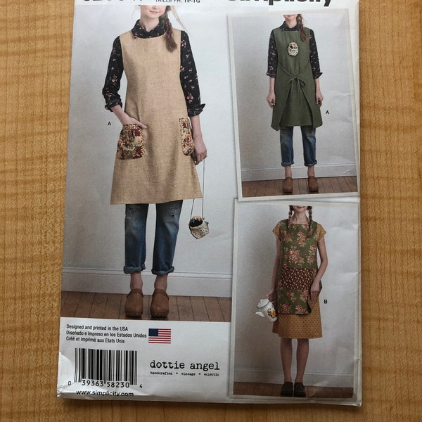 Apron Dress Pattern - Etsy